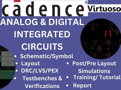 design analog digital vlsi circuit and layout using cadence virtuoso