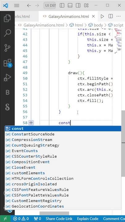 Html Css Galaxy Animation Tutorial Shorts Htmlcss Animation
