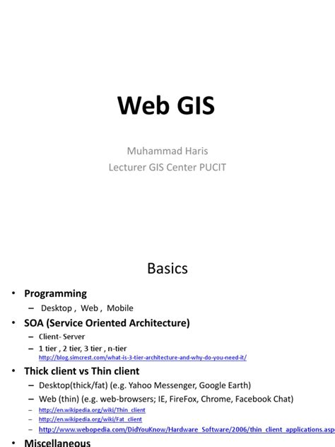 webgis by muhammad haris pdf geographic information system web