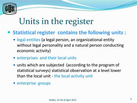 Statistical Business Register as a base for creating the sample - ppt ...
