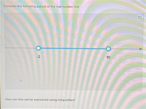 solved consider the following subset of the real number
