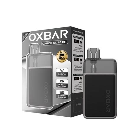 Oxbar Oxpod Elite Matte Gunmetal Vapealot