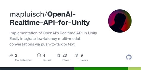 GitHub - mapluisch/OpenAI-Realtime-API-for-Unity: Implementation of ...