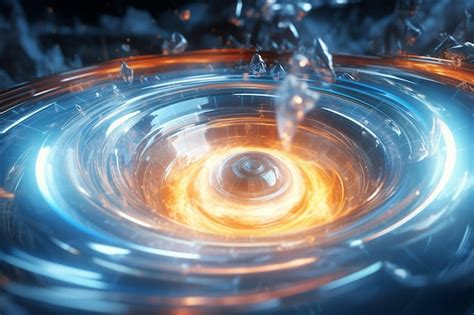 Premium Photo Energy Vortex Generating 5g Connectivity