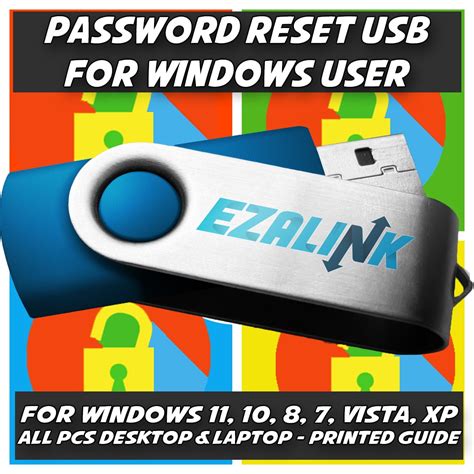 Password Reset Recovery Usb Flash Drive For Windows Pc Computer Unlock Tool