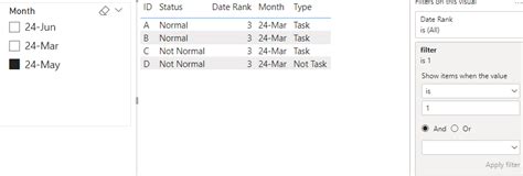 How To Filter Table With Value Related To The Sele Microsoft