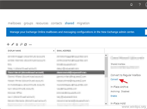 How To Convert Shared Mailbox To User Mailbox Or A User Mailbox To Shared Mailbox In Office