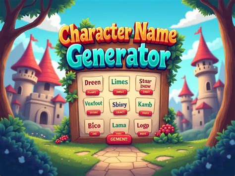 Character Name Generator Create Unique Names For Your Characters