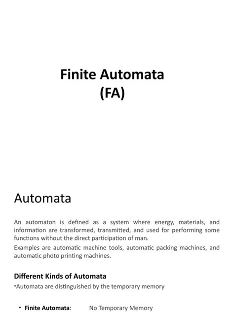 Finite Automato Final 28 08 2022 Pdf Automata Theory