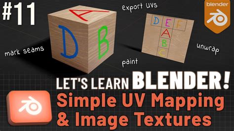 Let S Learn Blender Simple UV Mapping Image Textures YouTube