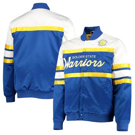 Full Snap Golden State Warriors Special Script Jacket Jackets Masters