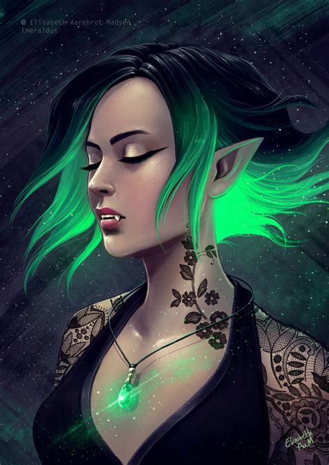 Green Glowing Vampire By Emeraldus On Deviantart