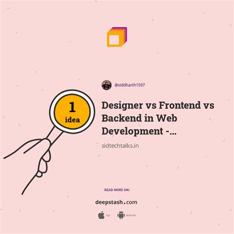 Designer Vs Frontend Vs Backend In Web Development Sidtechtalks