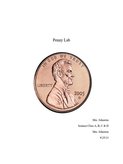 Penny Lab Pdf