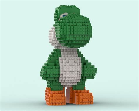 Lego Moc Yoshi By Xiaowang Rebrickable Build With Lego