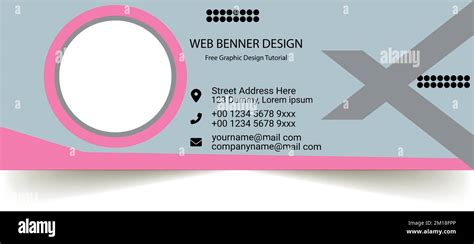 Banner Design For Print Advertisement With Cmyk Color And Print Ready Stock Vector Image Art
