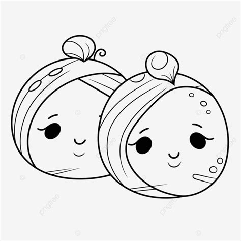 두 개의 호박 머리가 있는 두 명의 아기 색칠 페이지 개요 스케치 드로잉 벡터 빵 그리기 빵 개요 빵 스케치 Png 일러스트 및 벡터 에 대한 무료 다운로드