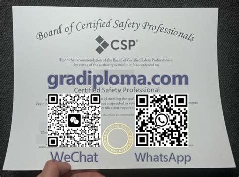 How To Get A Certified Safety Professional Csp Certificate