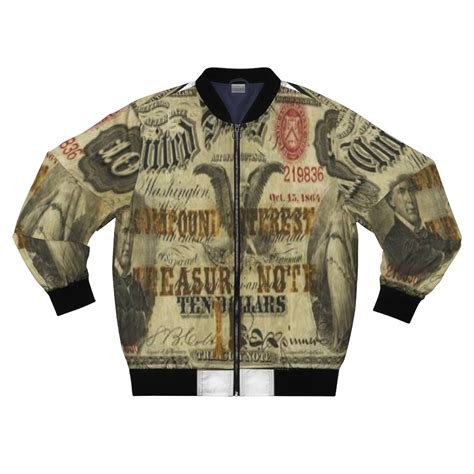 Mens Aop Bomber Jacket Old Money V Deep Hop Deus