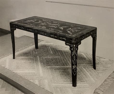 Carl Malmsten A Richly Inlayed Table Executed By Master Cabinet Maker