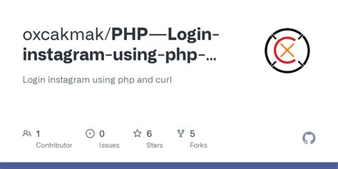 Php Login Instagram Using Php And Curlindexphp At Master · Oxcakmak