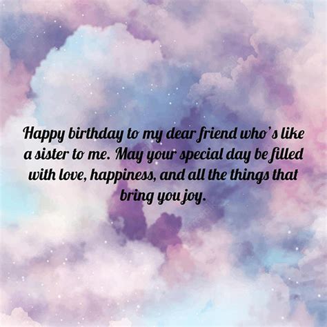 Birthday Wishes To Best Friend Like Sister Eba Katine