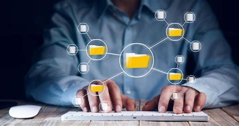 Premium Photo Document Management Big Data System Concept Enterprise Content Management