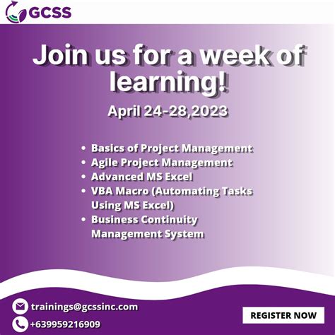 Gcss Inc On Linkedin Gcss Sustainablephilippines Basicprojectmanagement…