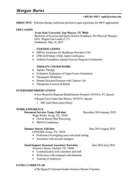Stem Resume Doc