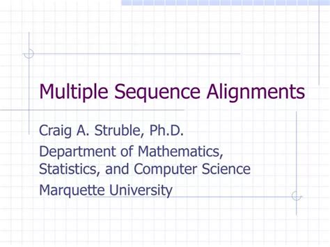 Ppt Multiple Sequence Alignments Powerpoint Presentation Free