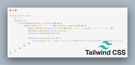 how to use hover pseudoclass in tailwind only when really needed when