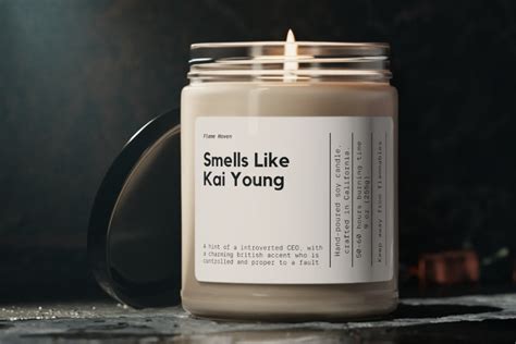 Smells Like Kai Young Candle Ana Huang King Of Pride Candle Book Inspired Isabella Valencia