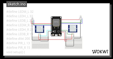LED Quiz Wokwi ESP32 STM32 Arduino Simulator