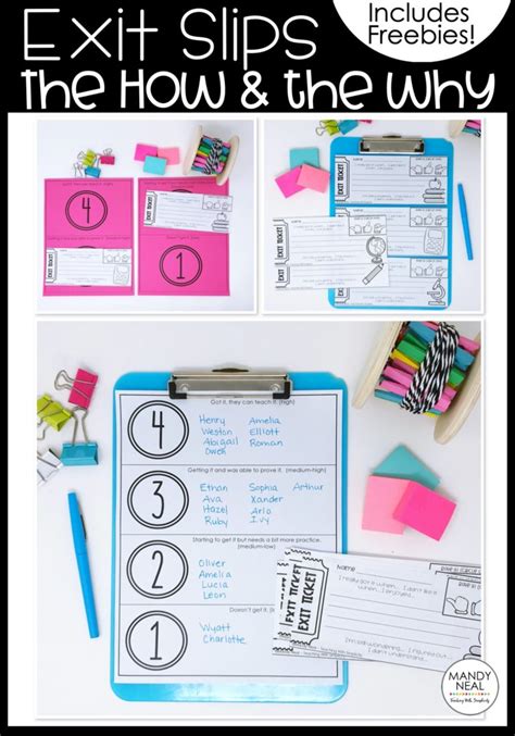 Exit Slips The How And The Why Teaching With Simplicity