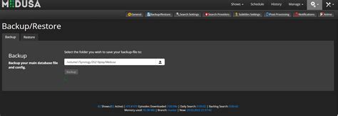 Error Manually Creating Backup Restore · Issue 10448 · Pymedusamedusa · Github