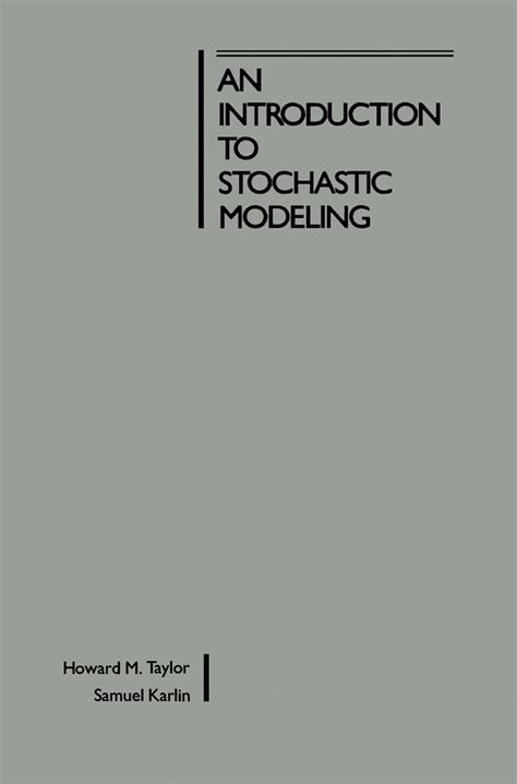An Introduction To Stochastic Modeling Taylor Howard M Karlin