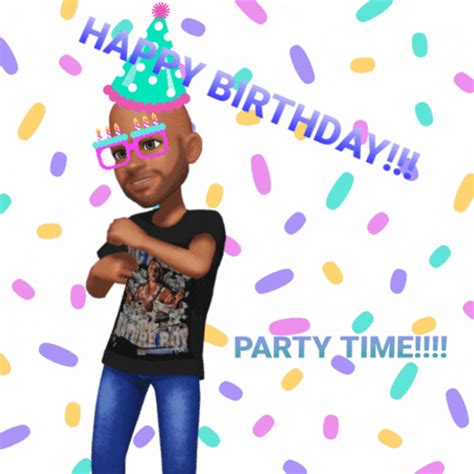Happy Birthday Dance Black Man Avatar 