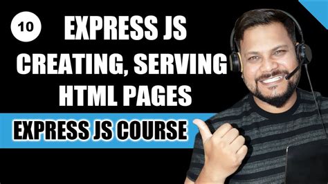 Creating Serving Html Pages Using Express Js Express Js Full Course