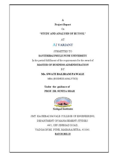 Mba Business Analysis Sip Project Pdf Databases Internet And Web