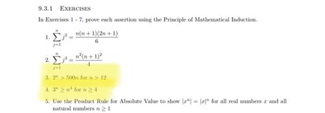 solved 9 3 1 exercises in exercises 1 7 prove each