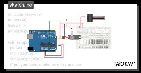 Servo Pot Wokwi Esp32 Stm32 Arduino Simulator