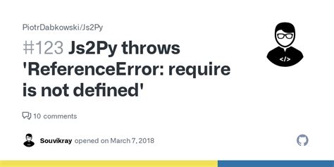 js2py throws referenceerror require is not defined · issue 123