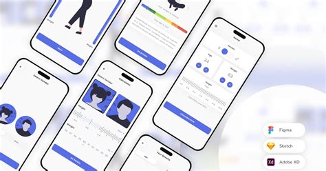 Bmi Calculator Mobile App Ui Kit Ux And Ui Kits Ft Bmi And Weight Envato