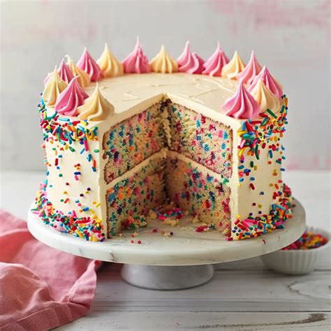 Rainbow Sprinkle Cake Recipe