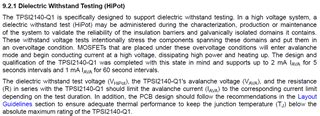 TPSI Q Limited Current Resistor In HiPot Test Power Management Forum Power Management