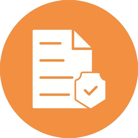 Document Encryption Vector Icon 19814961 Vector Art At Vecteezy