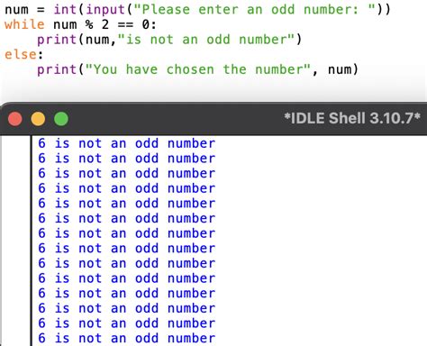 Solved Num Intinputplease Enter An Odd Number