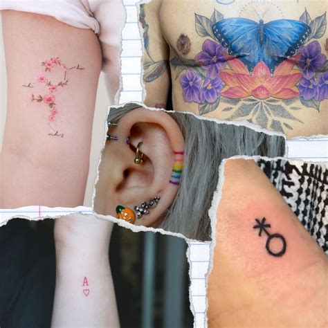 Rainbow Pride Tattoo Designs Customizable Ear Tattoo Designs For Pride