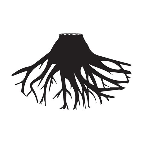 Tree Root Icon Vector Art At Vecteezy
