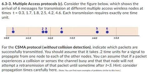 6 3 3 multiple access protocols c consider the figure below which